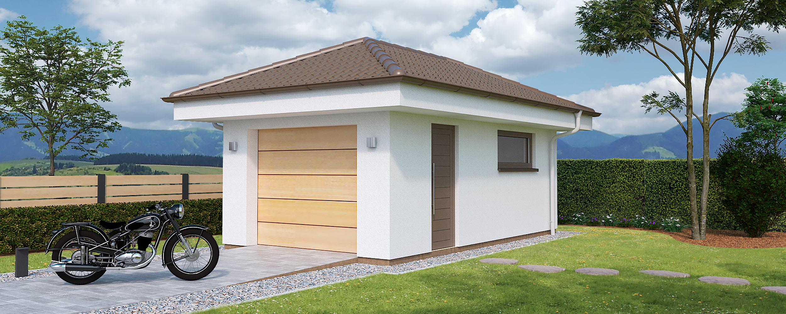 1 car garage plan | DJS Architecture